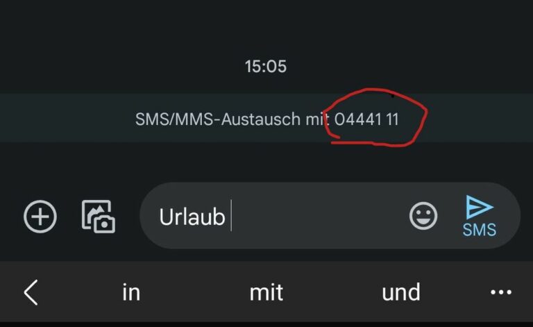Probleme bei SMS zur 444111 oder 44644 - so löst man das Problem ...